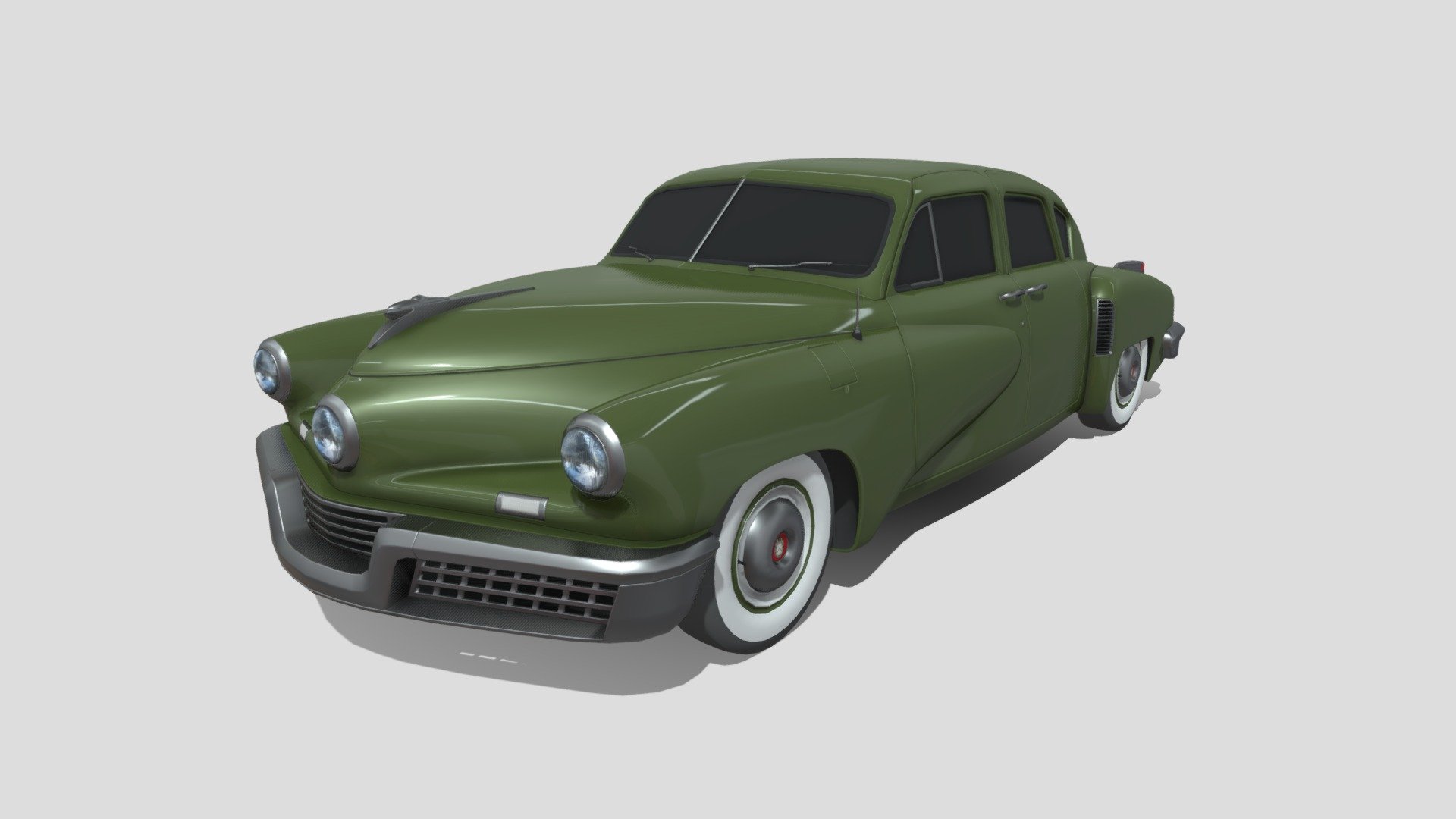 Tucker 48 Green - Buy Royalty Free 3D model by dragosburian [ffb6fd4 ...