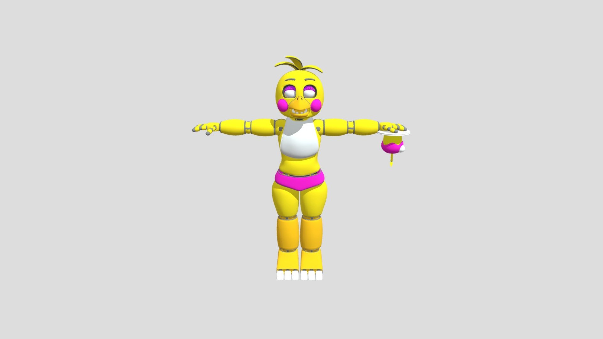 Toy Chica - Download Free 3D model by _DrDze_ [ffb8702] - Sketchfab