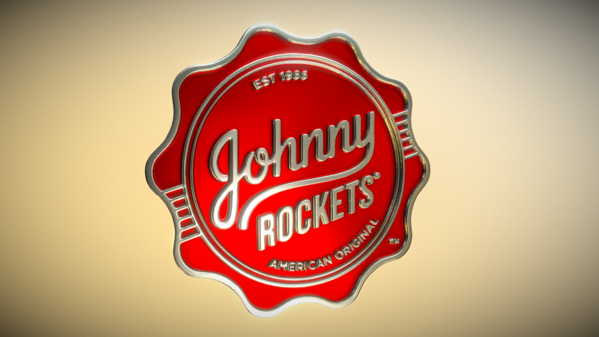 Pin Johnny Rockets - 3D model by Royal 3D (@e.laradiazmg) [ffb8d5e ...