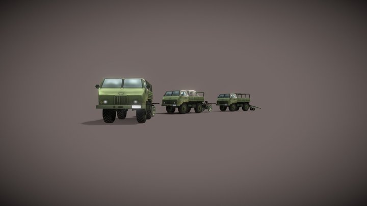 Tam-truck 3D models - Sketchfab