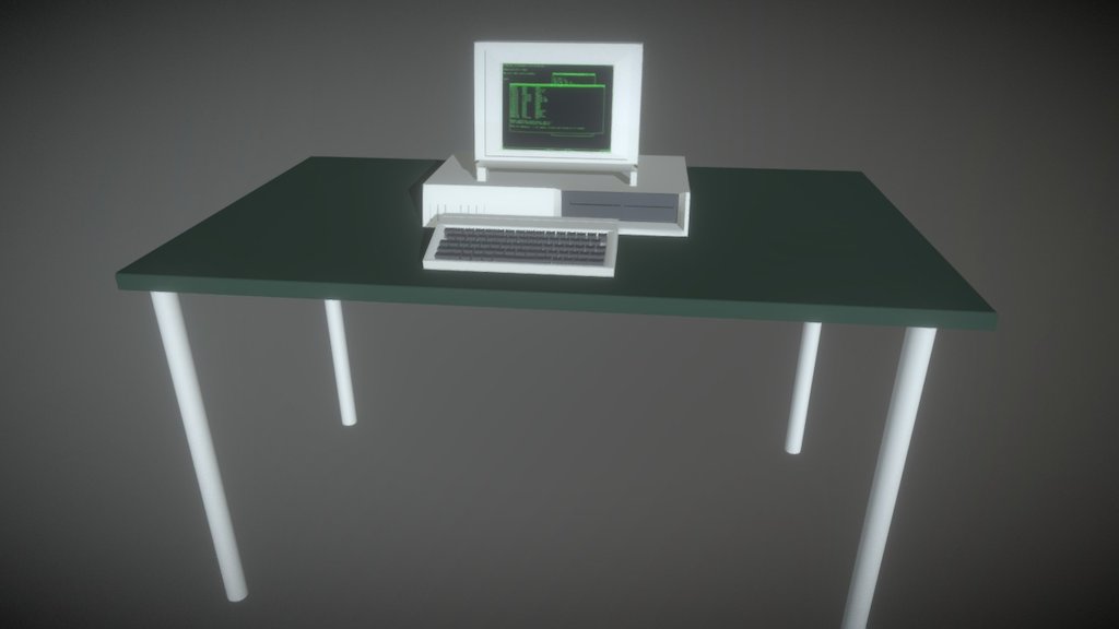 80s Computer - 3D model by justhills [ffbc567] - Sketchfab
