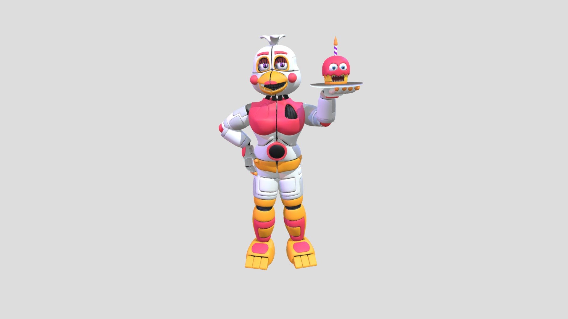 FUNTIME CHICA - Download Free 3D model by skylajade69 [ffbc6e1] - Sketchfab