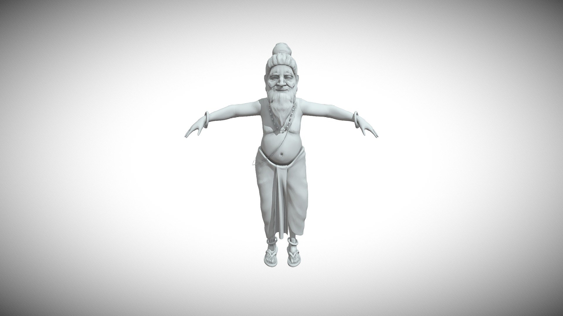 sadhu - Download Free 3D model by shubrat [ffbd351] - Sketchfab