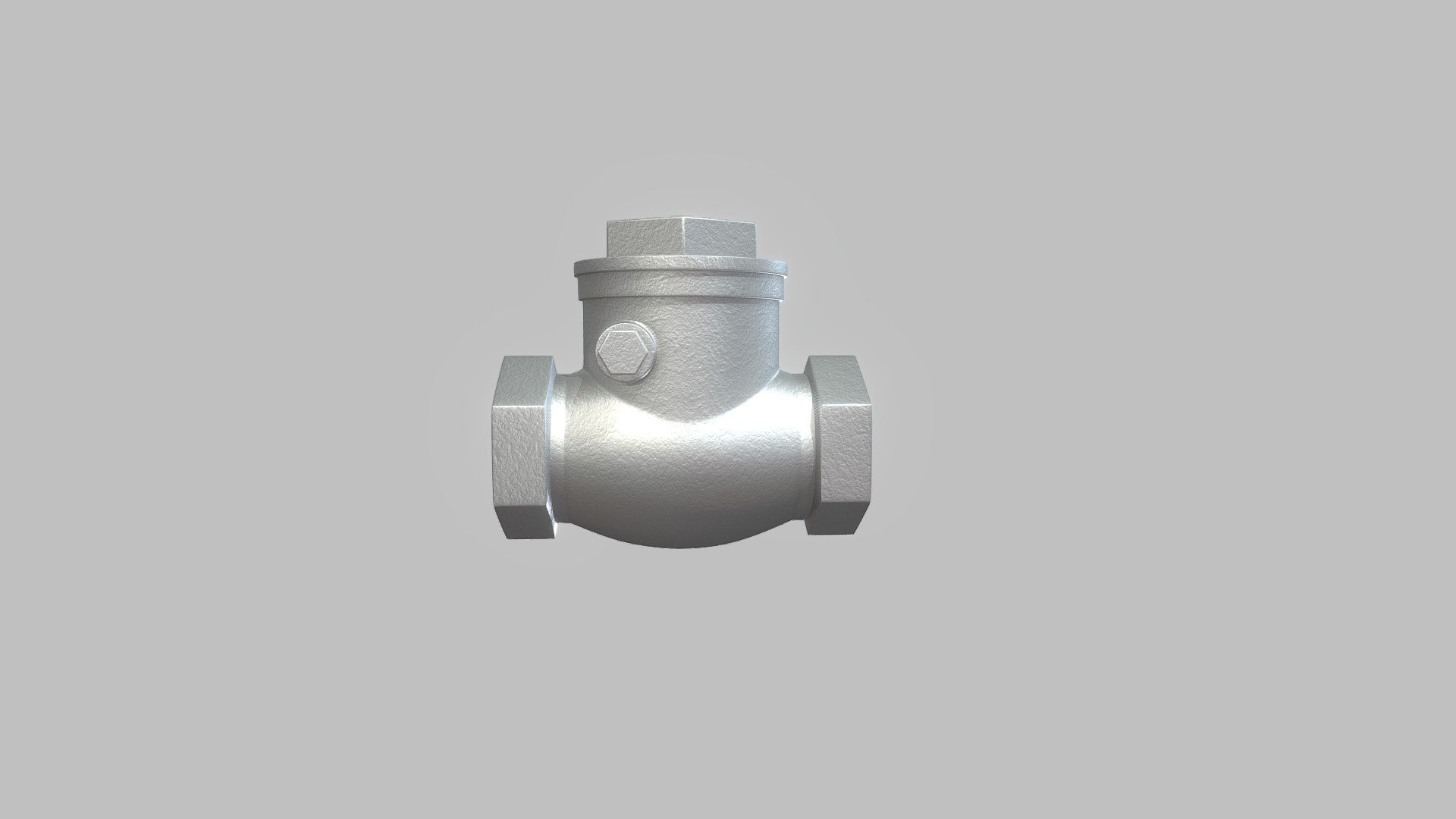swing check valve - 3D model by akaVerse [ffbe567] - Sketchfab