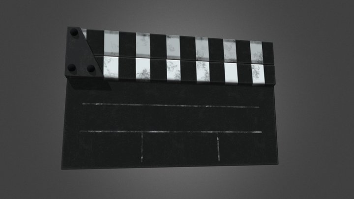 Clapperboard 3D models - Sketchfab