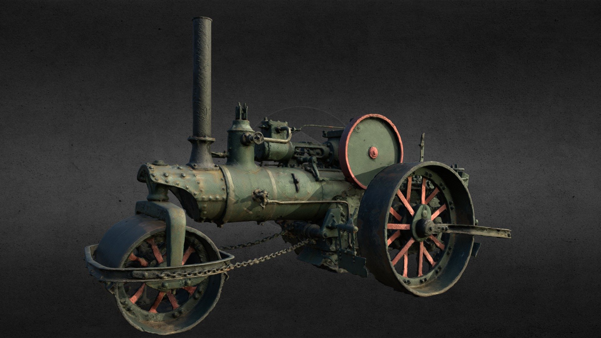 Historic Steamroller - Buy Royalty Free 3D model by Exploring Europe ...