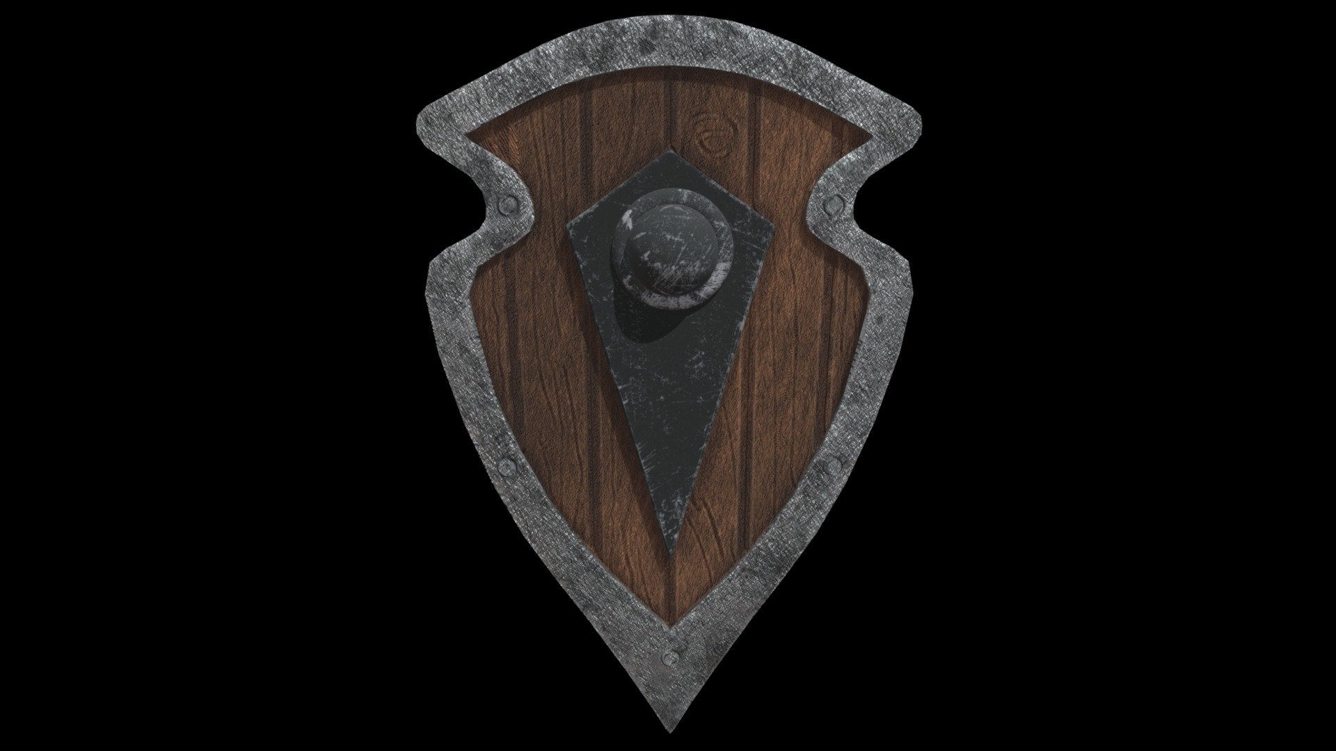 Wood Shield - 3D model by mertszao [ffc2a47] - Sketchfab