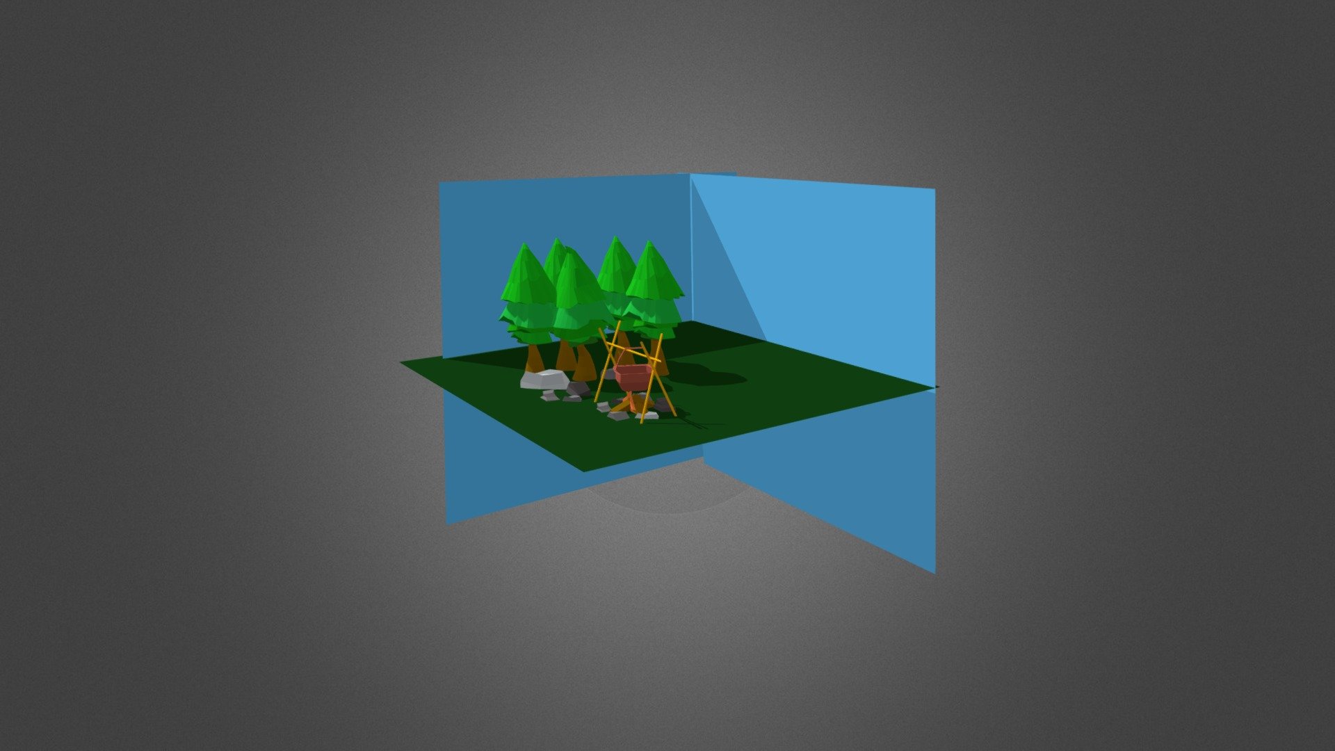 Low-Poly Forest - 3D model by Deerker [ffc340c] - Sketchfab