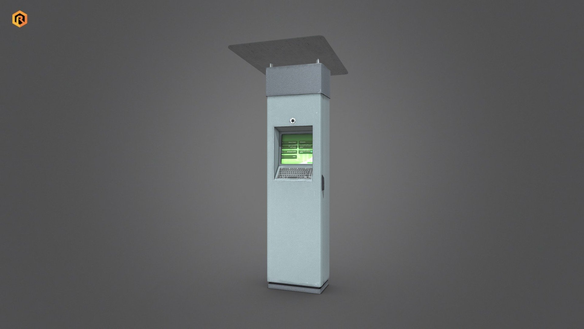 Multimedia Kiosk - Buy Royalty Free 3D model by Rescue3D Assets ...