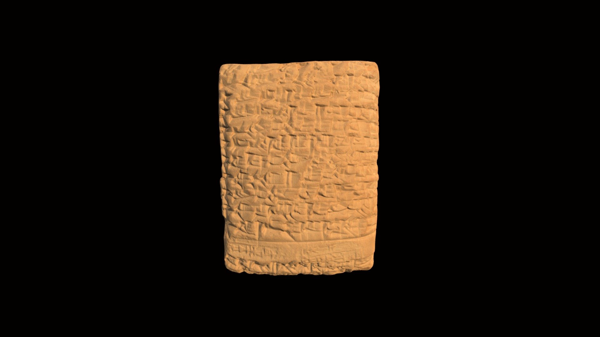 Cuneiform Tablet HMANE1899.2.44 - 3D model by Harvard Museum of the ...