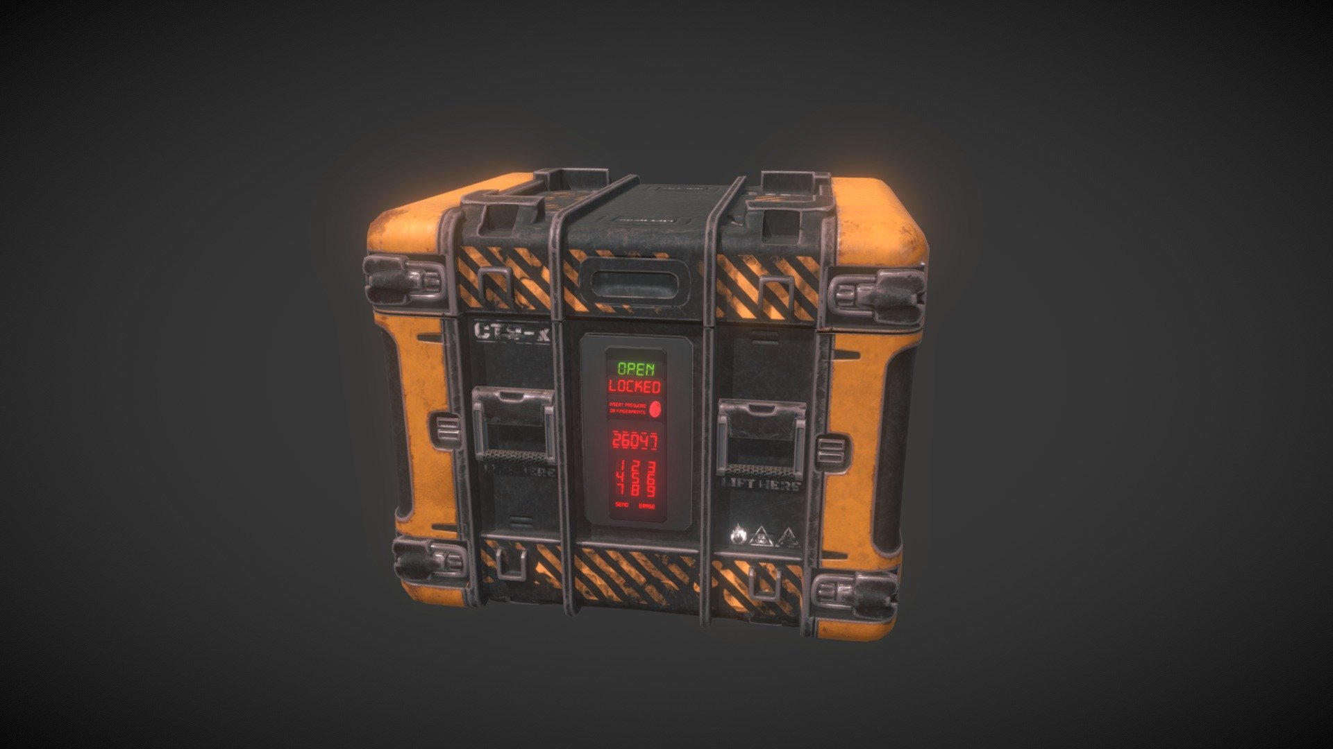 Sci-Fi Crate - 3D model by Fernanda.Ferreira [ffc5b4a] - Sketchfab