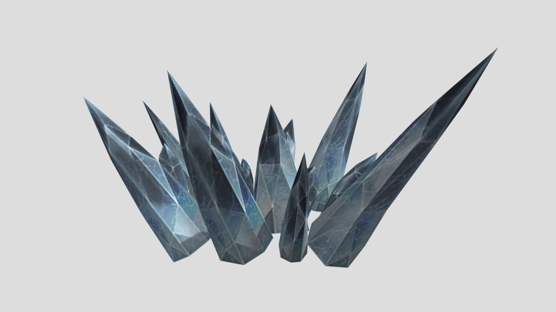 Ice spikes - Download Free 3D model by sxnneh [ffc5d65] - Sketchfab