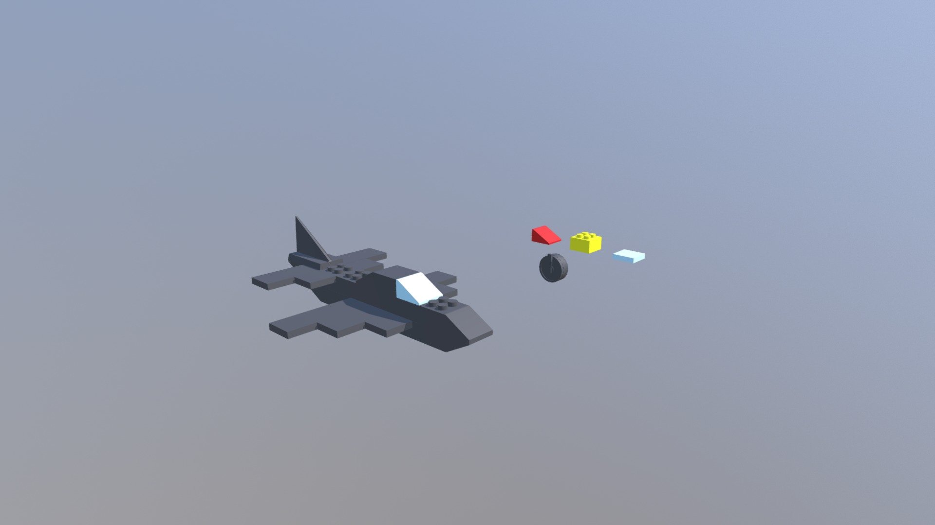 Stealth Lego Plane - 3D model by Rink Wilbrink (@rink_wilbrink ...
