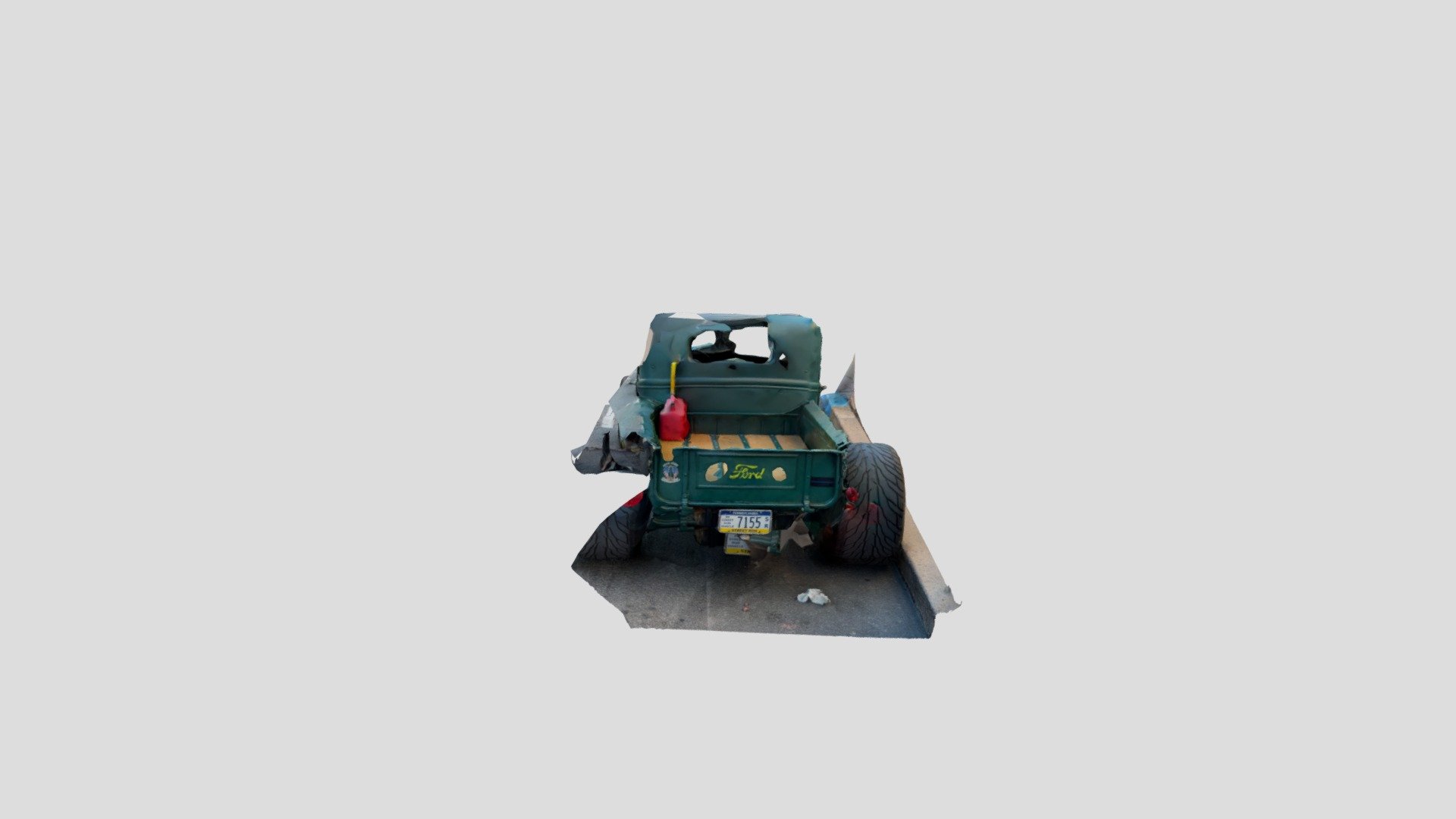 “Donkey’s Garage” rat rod - Download Free 3D model by jmill [ffc7661 ...