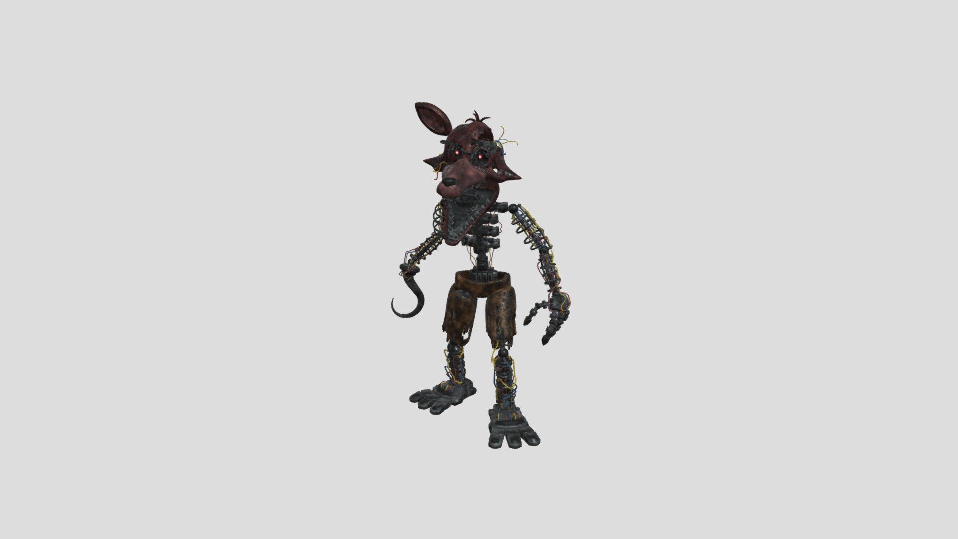 Ignited Foxy - Download Free 3D model by Fan promedio de fnaf ...