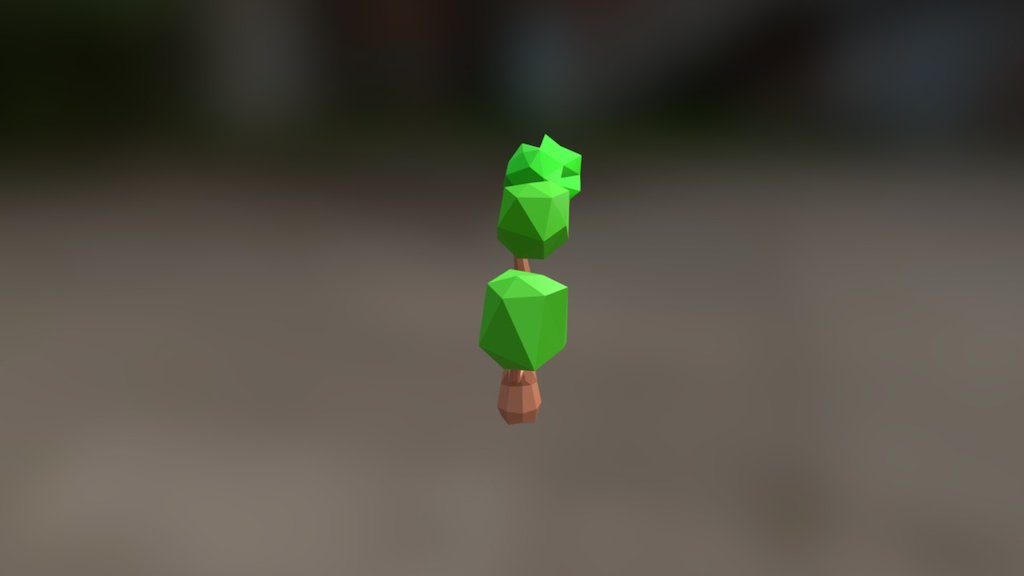 Simple Low Poly Tree - 3D model by Marisol (@seasun11) [ffc7f8c ...