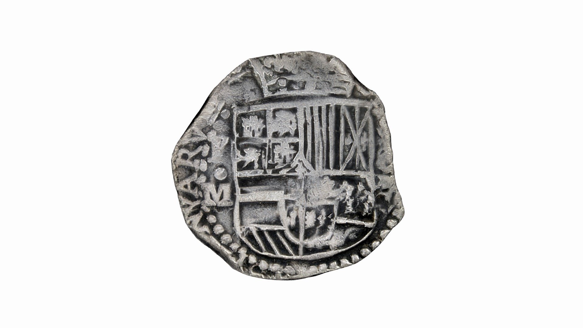 Atocha Silver Coin 1986.003.0134 - 3D model by The Mel Fisher Maritime ...