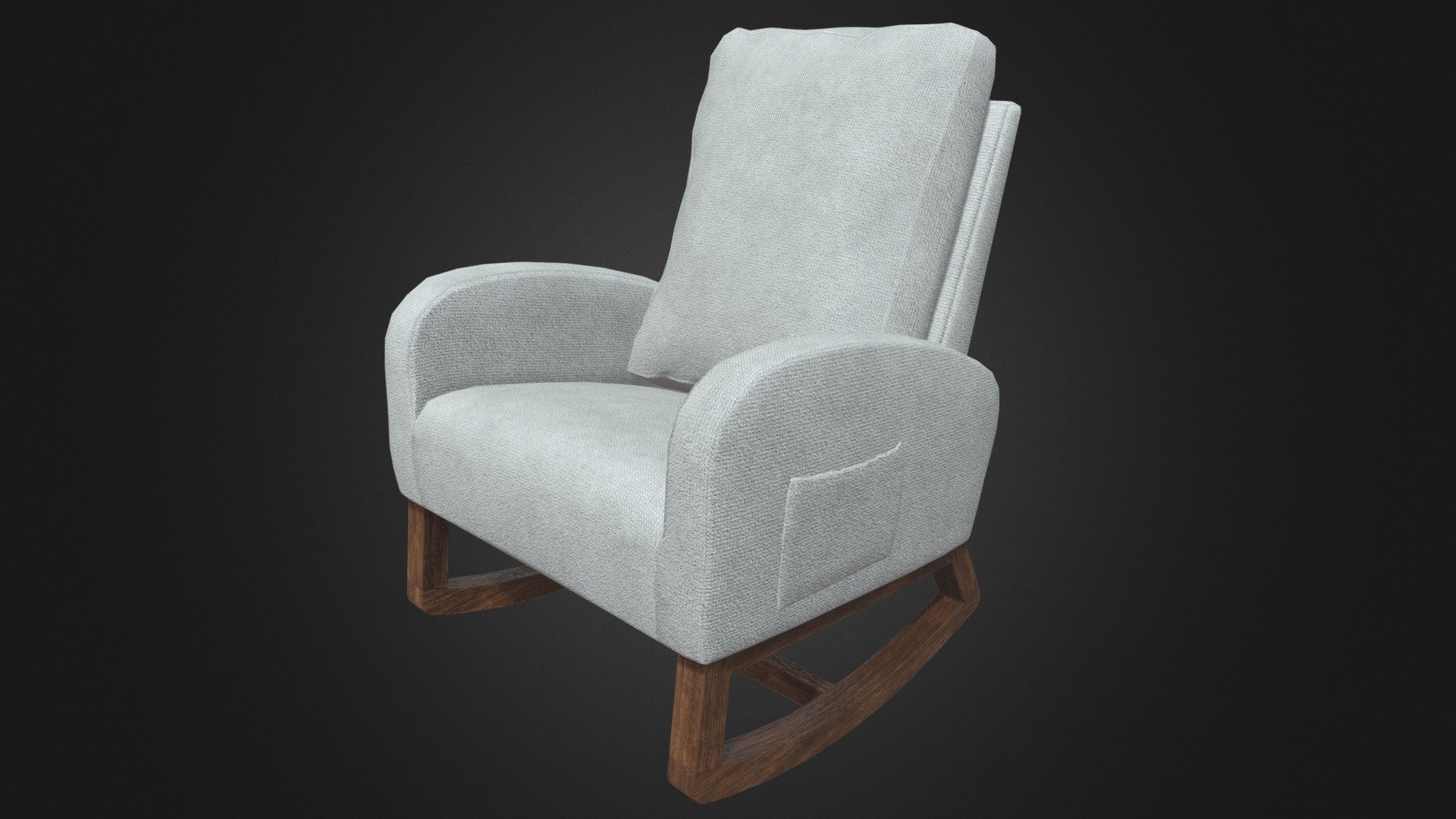 Rocking Chair - Buy Royalty Free 3D model by Dimension Dazzle ...