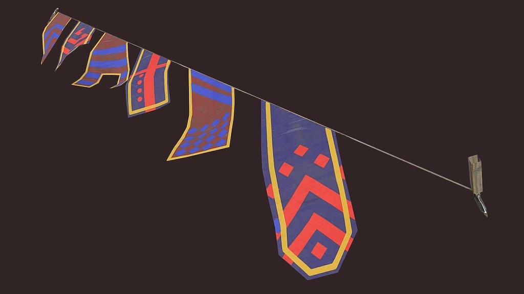 flag 1 - 3D model by adamjknight3dUni [ffcabe9] - Sketchfab
