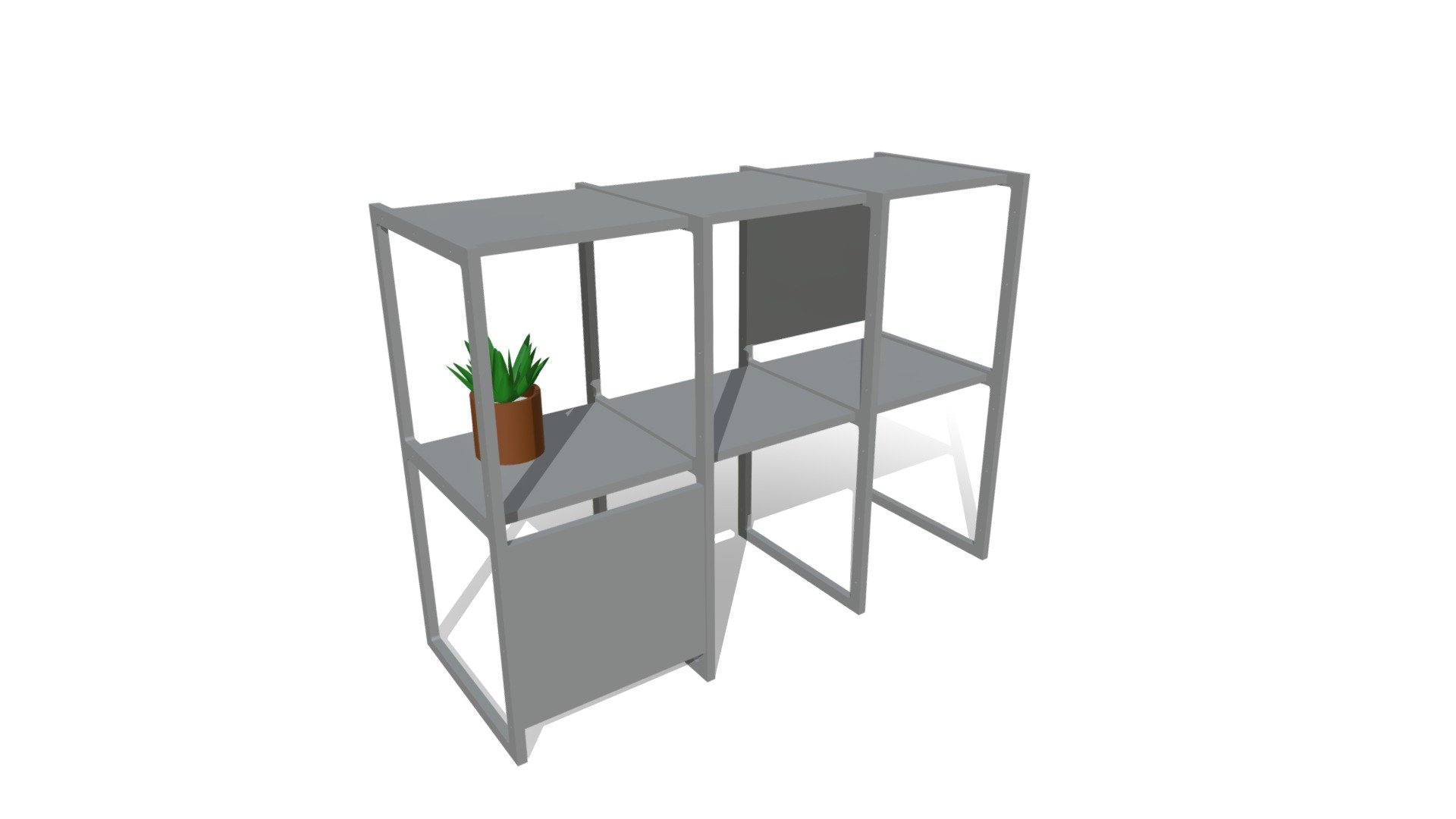 Cube shelf | 25 - 3D model by stykka.com [ffcadb8] - Sketchfab