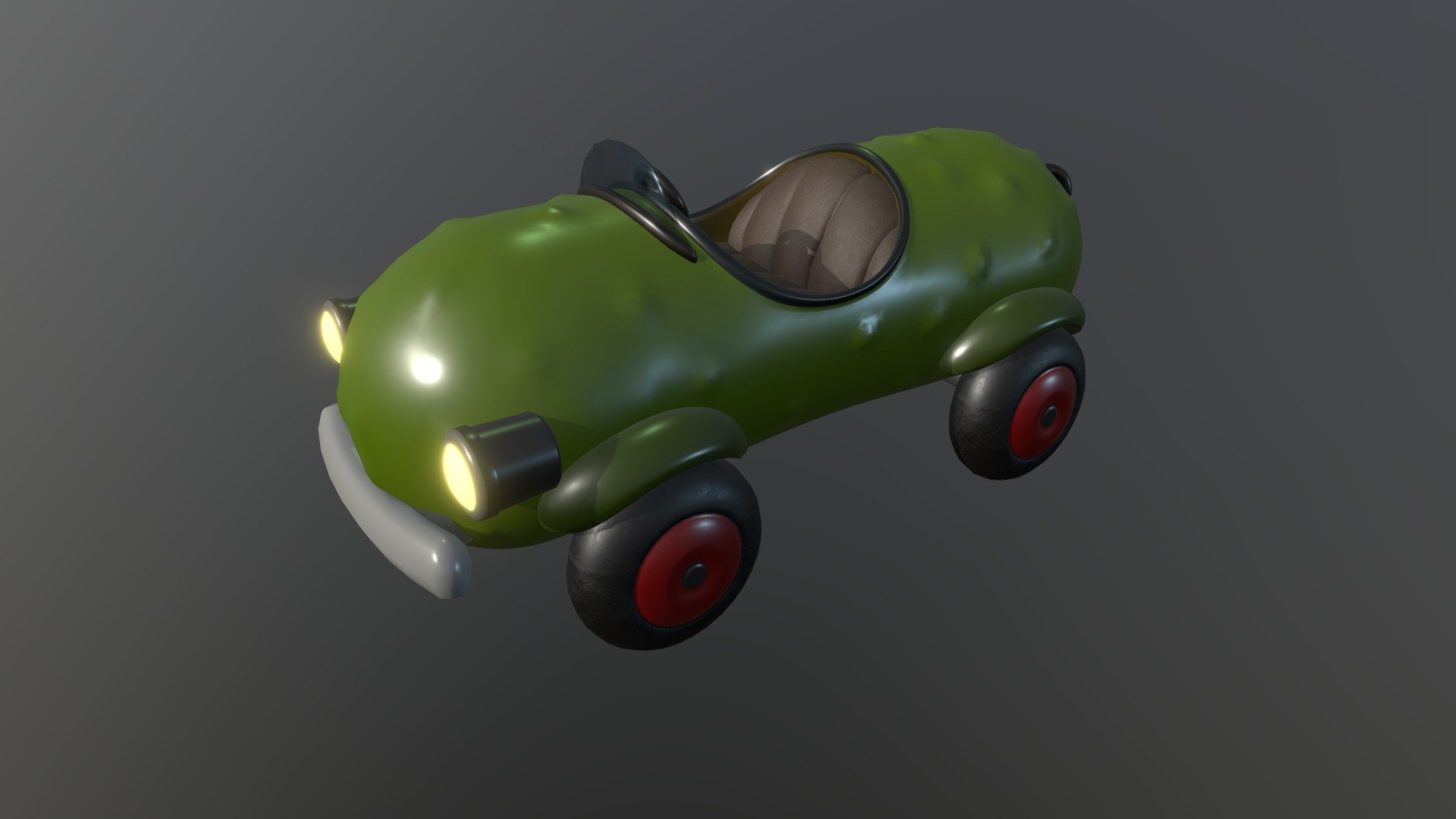 Mr. Frumbles' Pickle Car - 3D model by Hammins [ffcb8ab] - Sketchfab