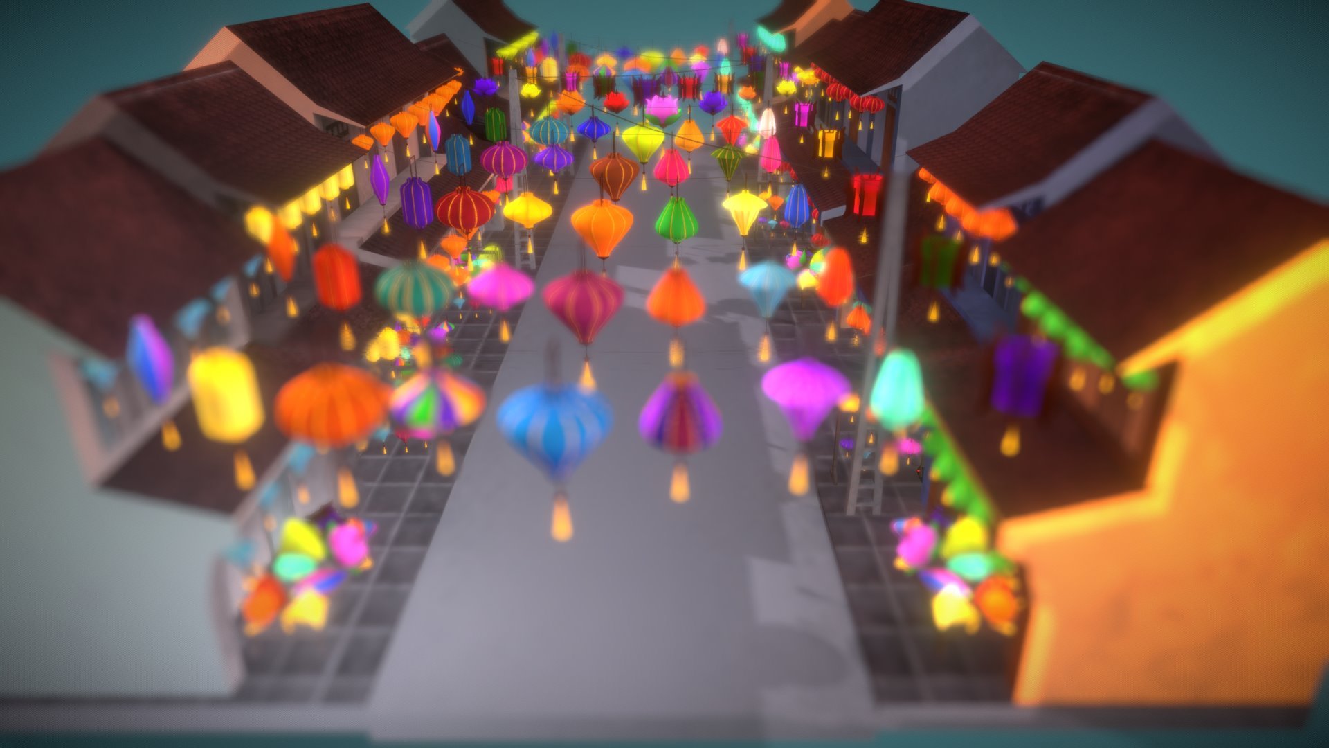 Cartoon Old Street Pack - Buy Royalty Free 3D model by vustudios ...
