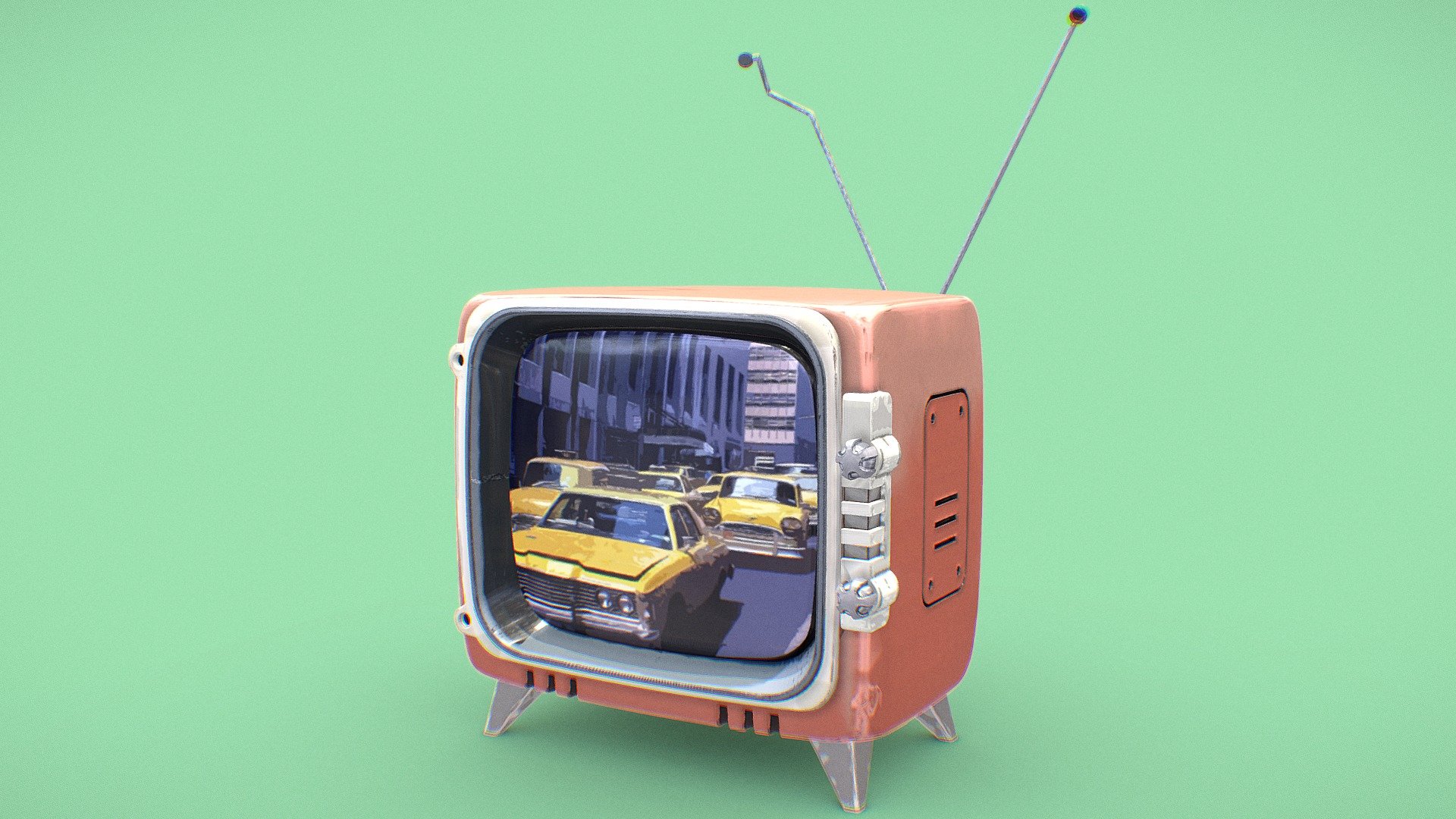 Television Set - 3D model by kaganproject [ffcca6f] - Sketchfab