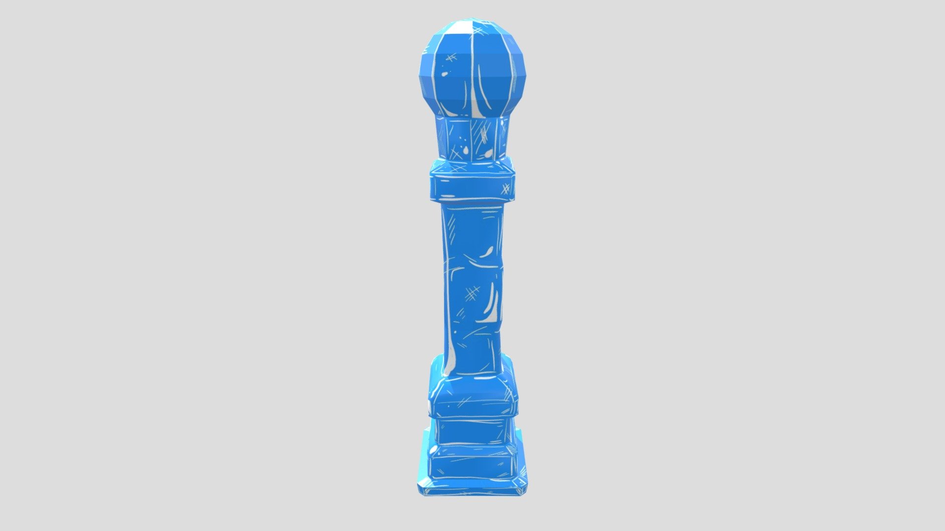 Textured Pillar - 3D model by SynneBart [ffcccb2] - Sketchfab