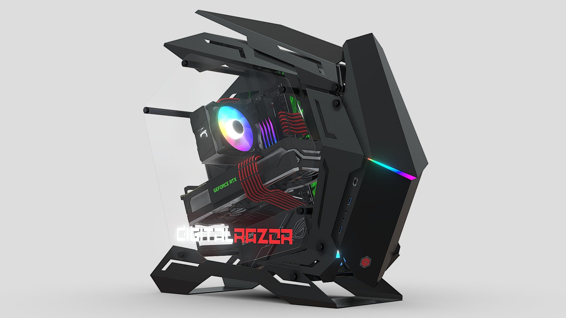 Mod3 Horizontal Air - 3D model by digitalrazor3d [ffcfae5] - Sketchfab