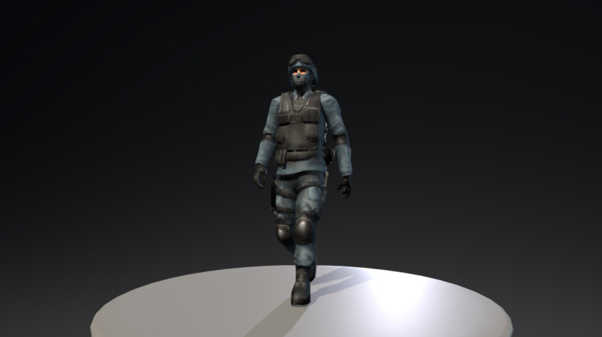 Walk Cycle - 3D model by James Morris (@blondfro) [ffd0b99] - Sketchfab