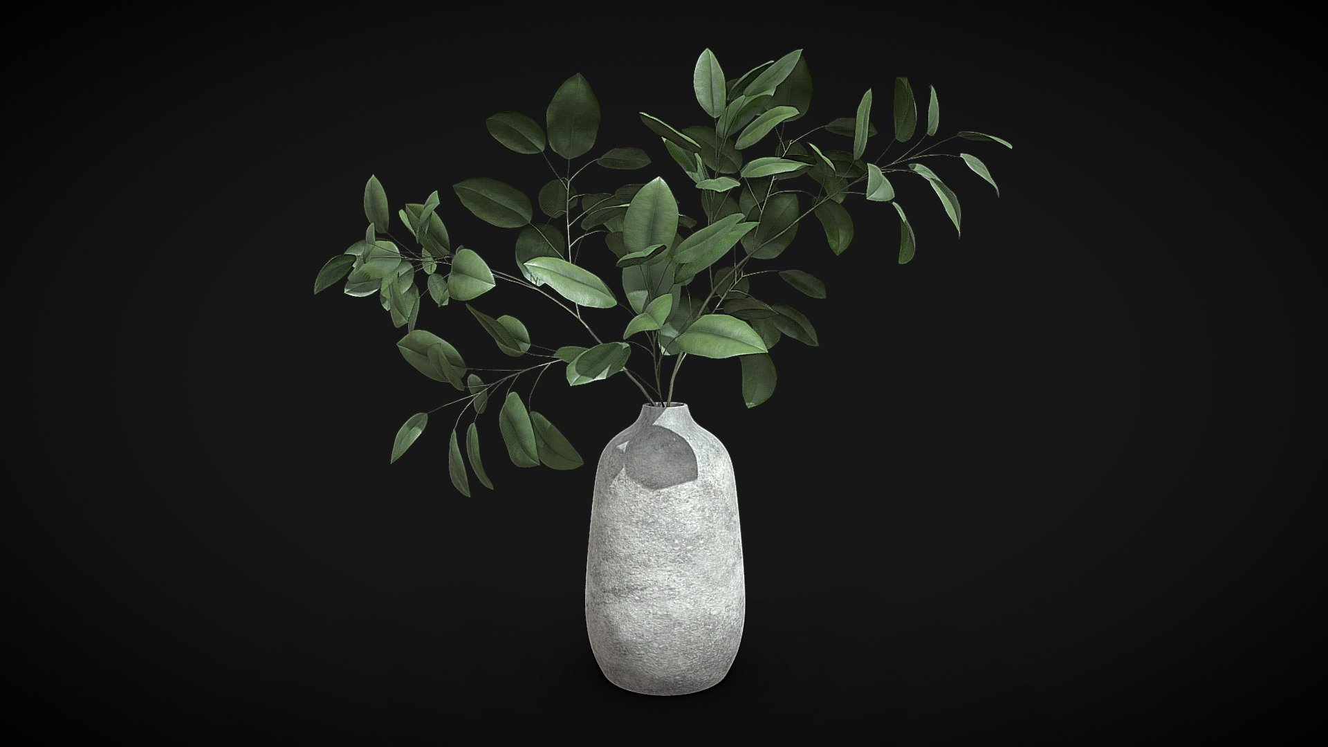 Tree Branch In Vase I - Buy Royalty Free 3D model by Fusemesh [ffd176b ...
