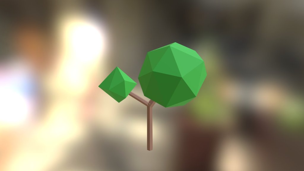 Tree Low-poly-double-trunk - Download Free 3D model by sirkitree ...