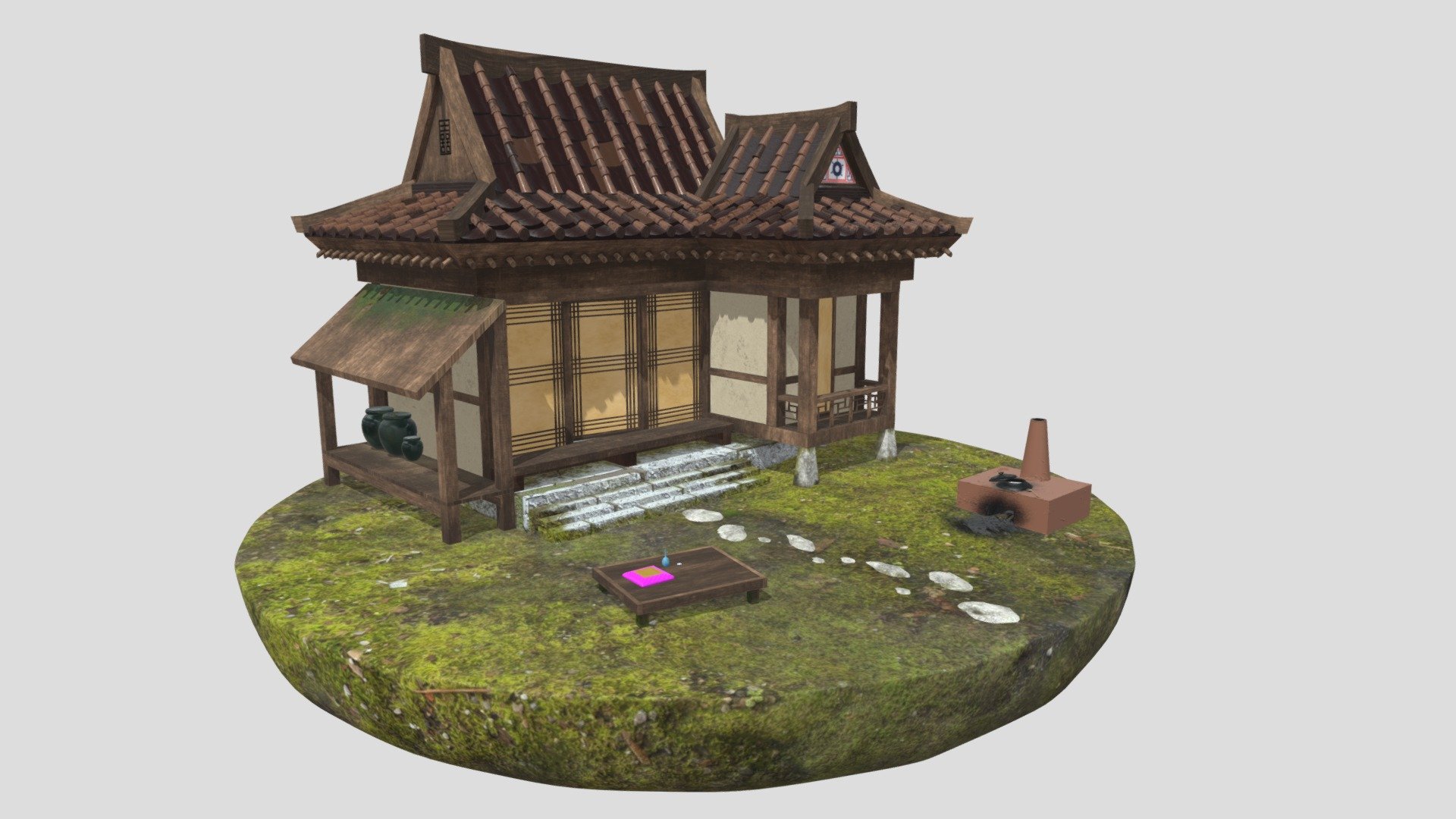 Hanok - 3D model by magda.la [ffd378c] - Sketchfab