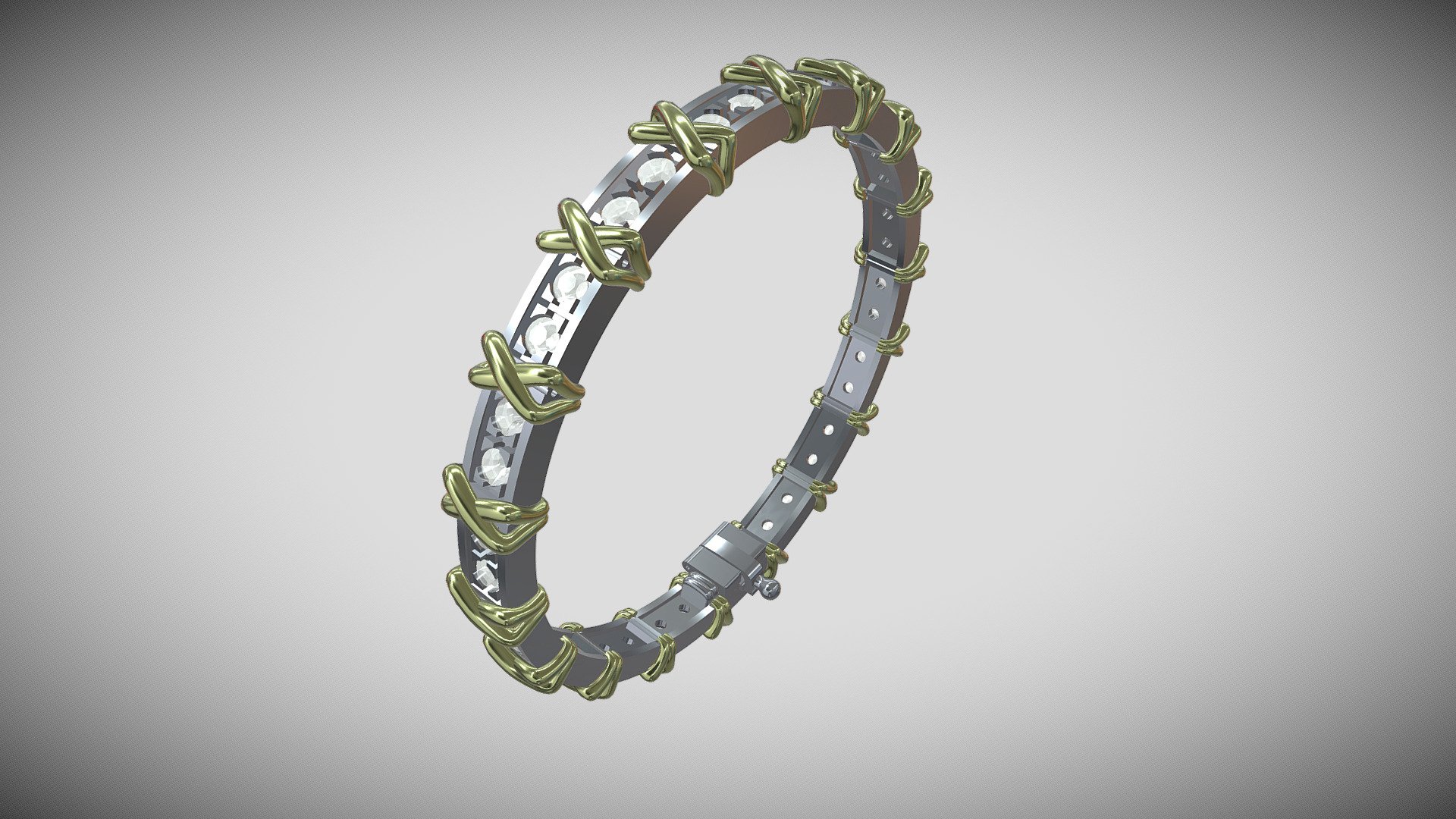 bracelet - Buy Royalty Free 3D model by KDesigns [ffd385b] - Sketchfab ...