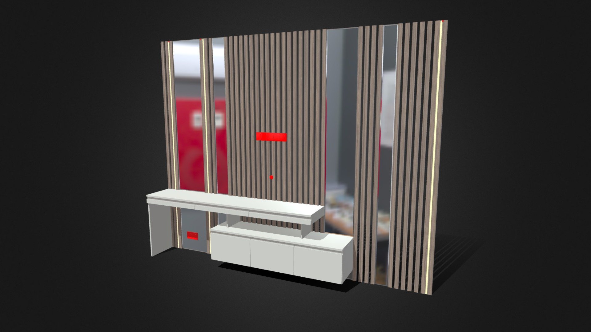Panel With Console - Download Free 3D model by saintkastiell [ffd4195 ...