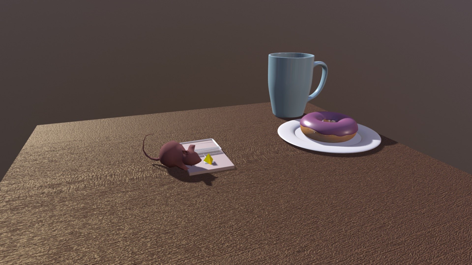 Mouse + Cheese - 3D model by jazmattar [ffd4efc] - Sketchfab