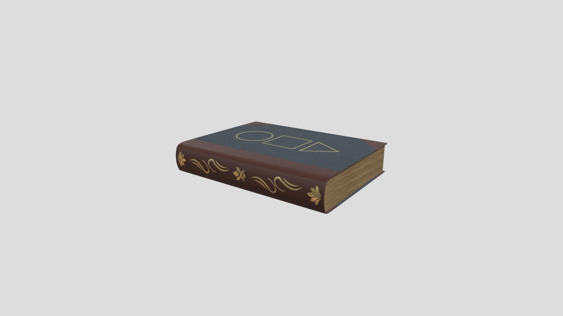 Ancient Book 3D model - Download Free 3D model by Mansoor Ysfxi ...