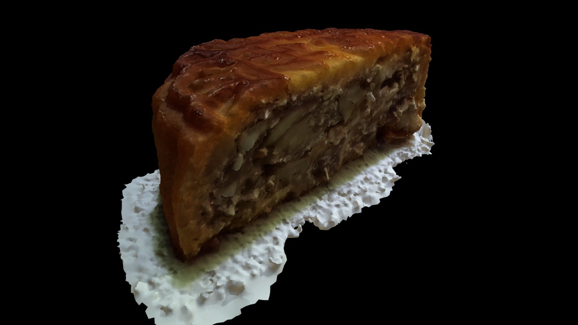 2017-10 - Santiago - Food 1 Mooncake (Unedited) - 3D model by Benjamín ...