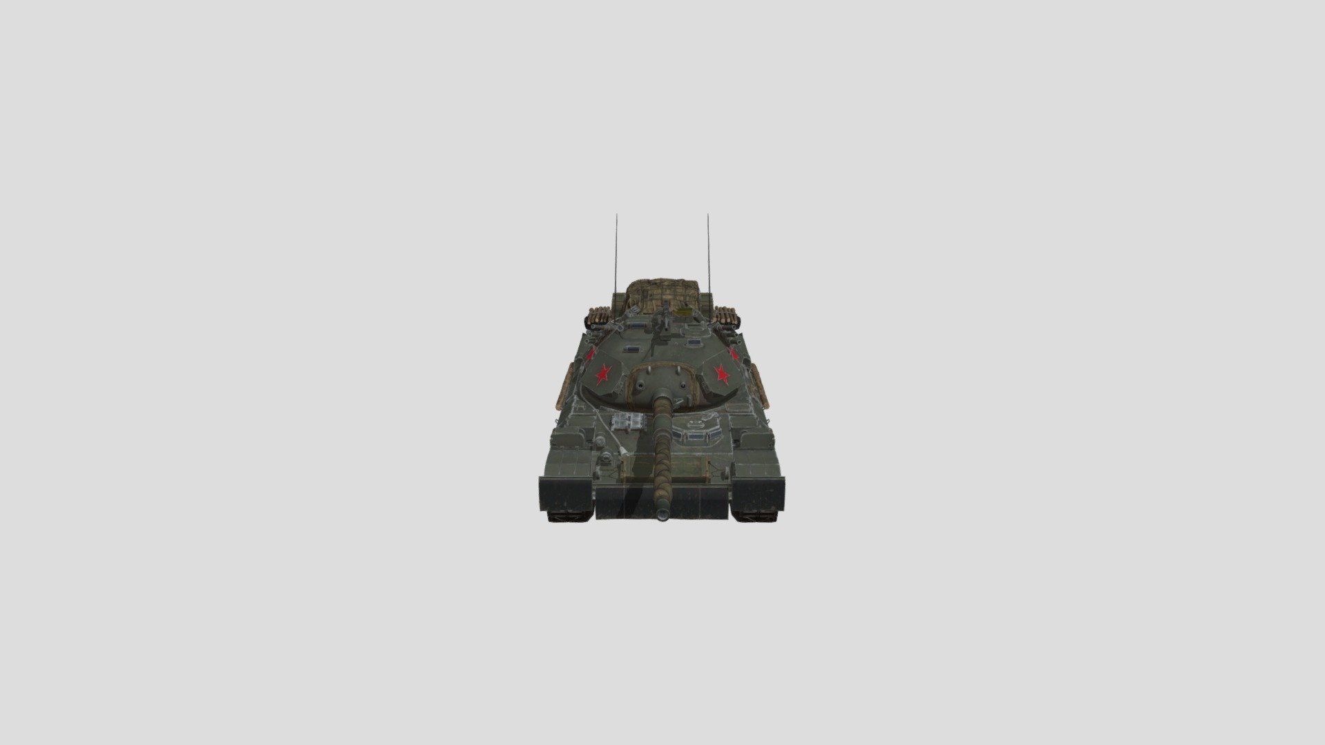 Type 74 (C) Red Star (War Thunder) - Download Free 3D model by ...