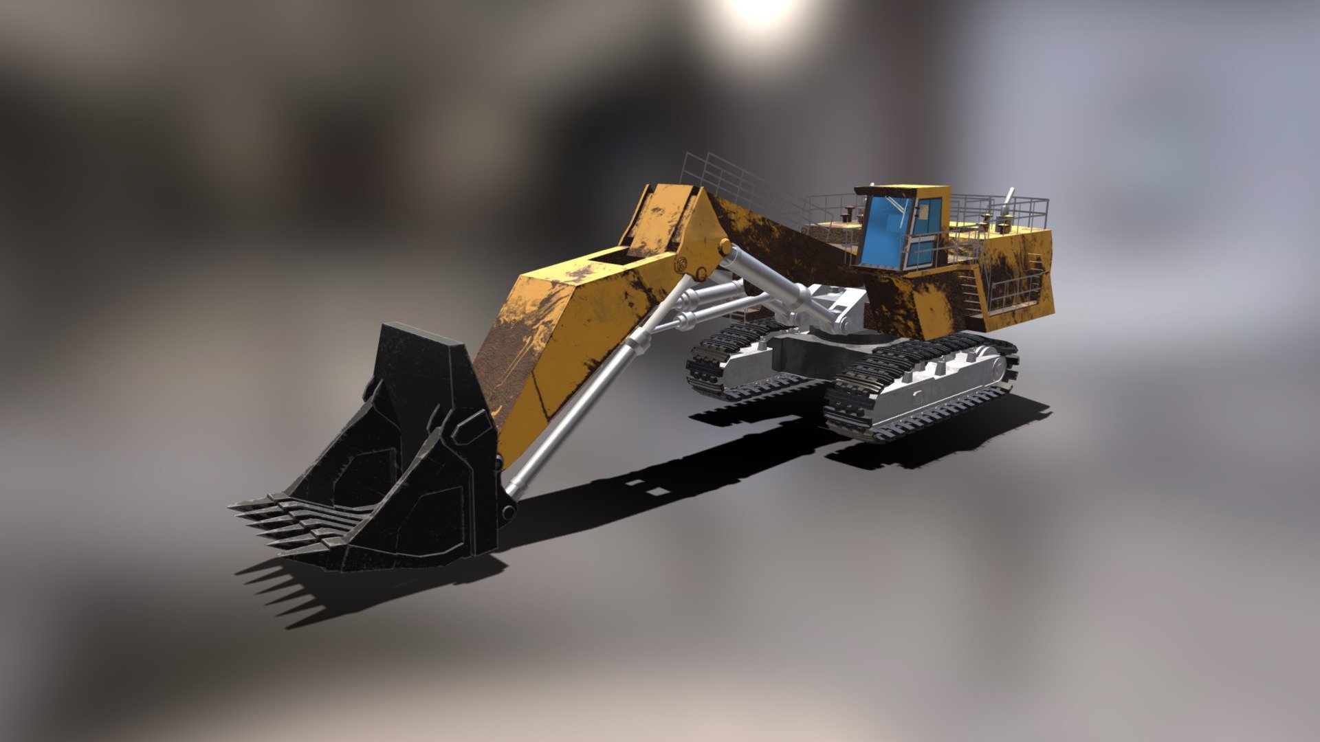 Excavator / Digger - 3D model by Digital BIM Solutions ...