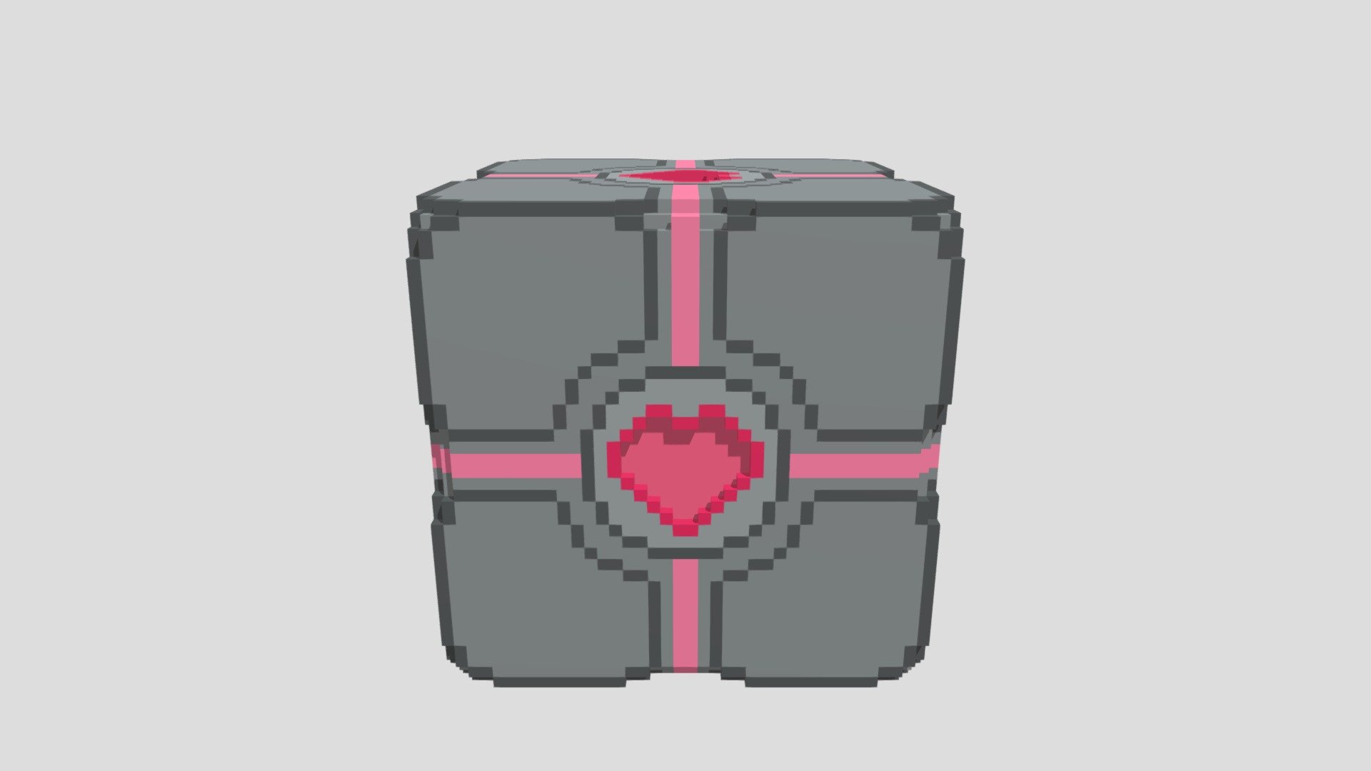 companion cube - 3D model by wind-os (@legoboy91609) [ffdb1ee] - Sketchfab