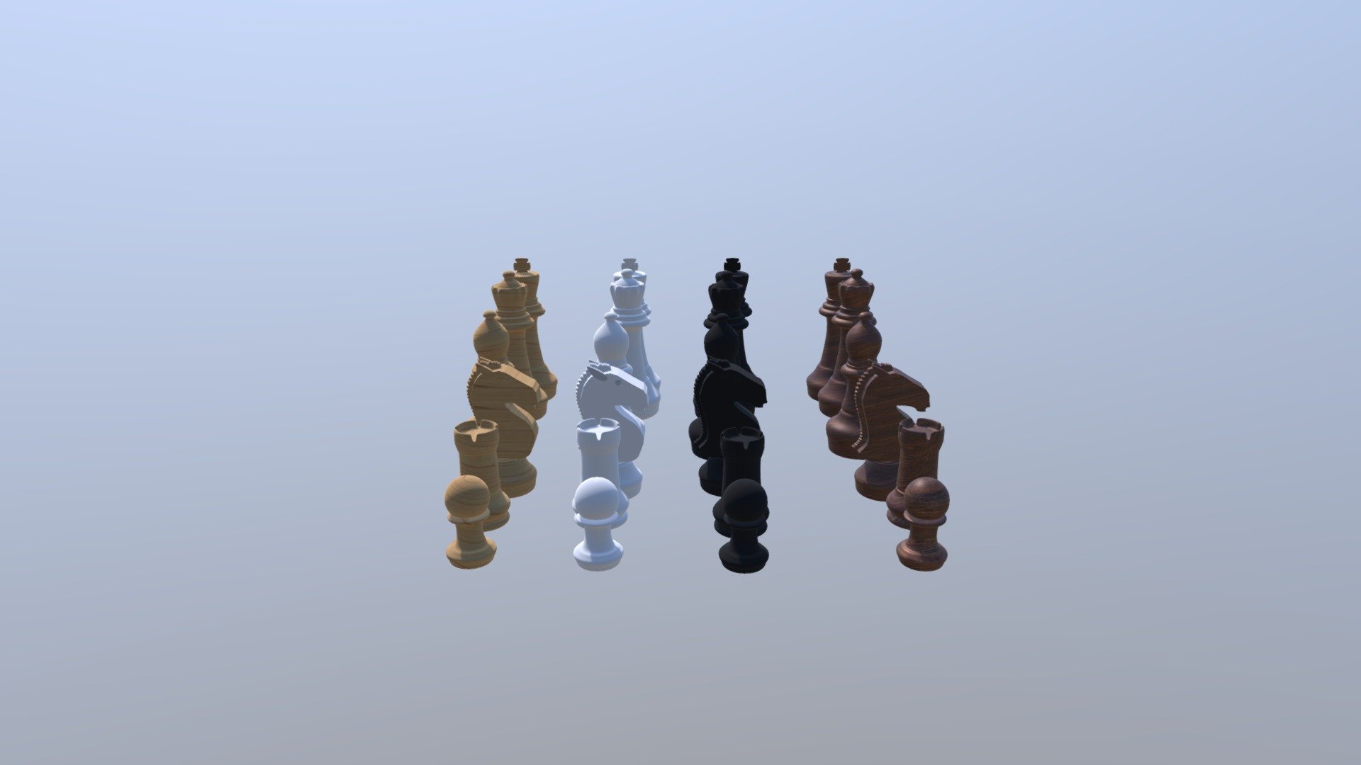 Chess Pieces - 3D model by DonaldBr [ffdcad2] - Sketchfab