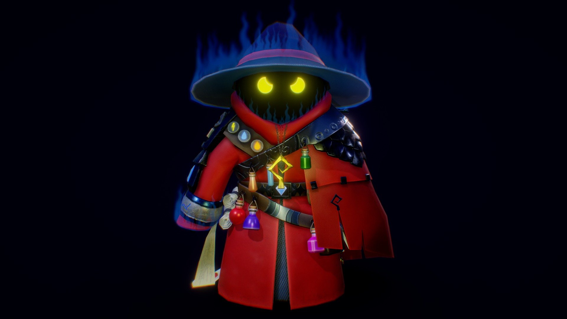 Stylized Battle Wizard - Download Free 3D model by Aartee [ffdcd46 ...