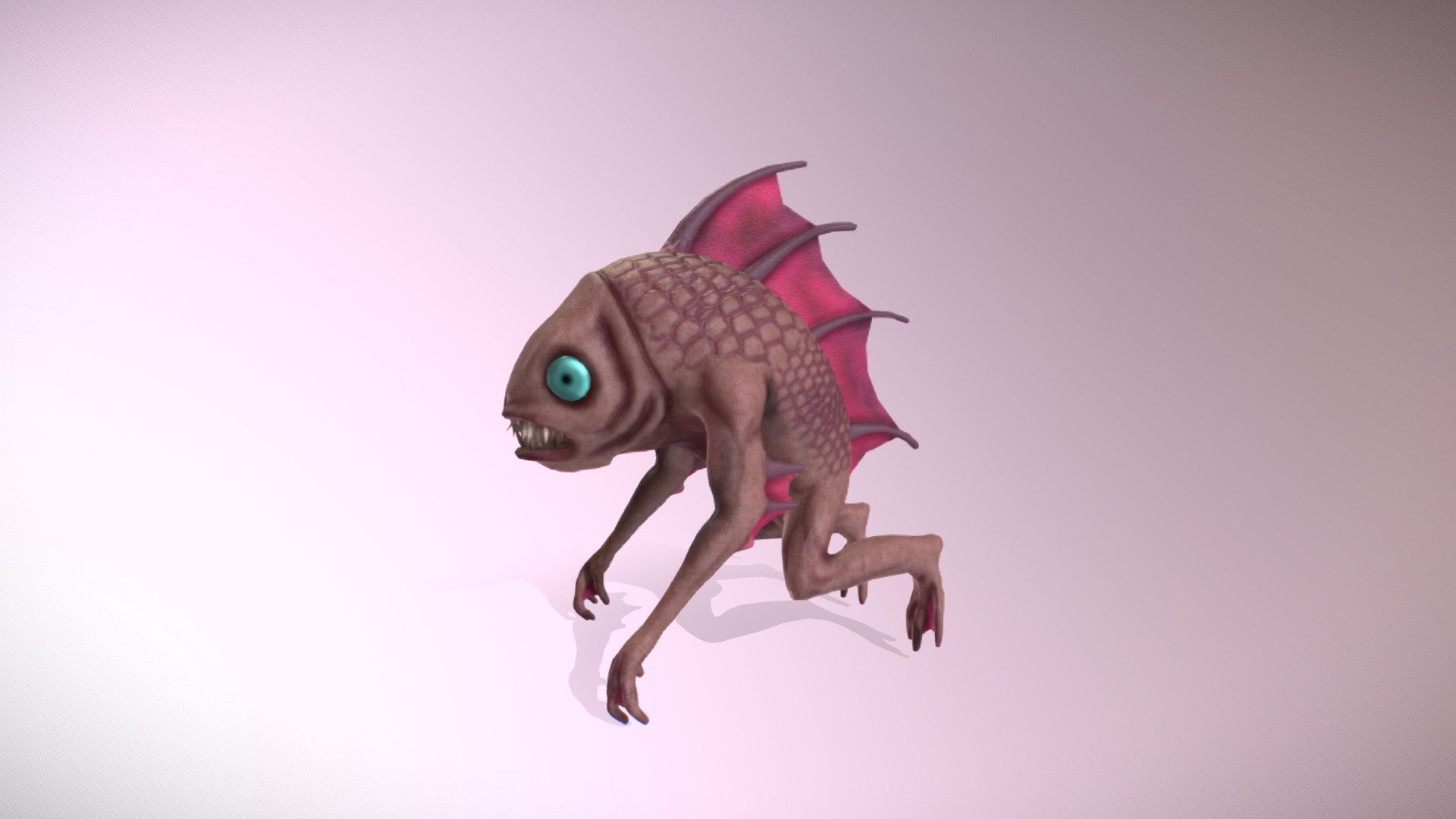Monster - 3D model by bunyash [ffdd059] - Sketchfab