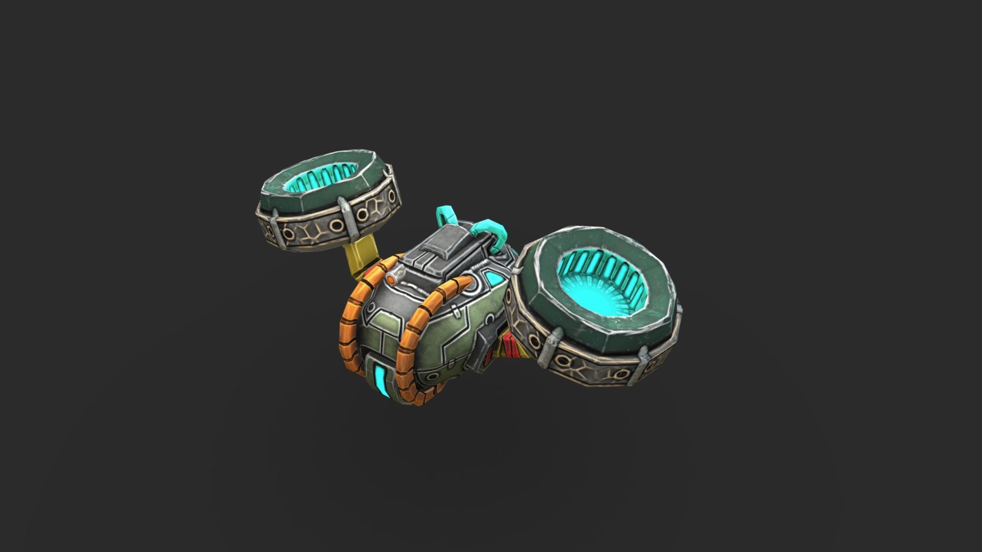 Healing Drone 09 - 3D model by CC (@ccsf) [ffdd752] - Sketchfab