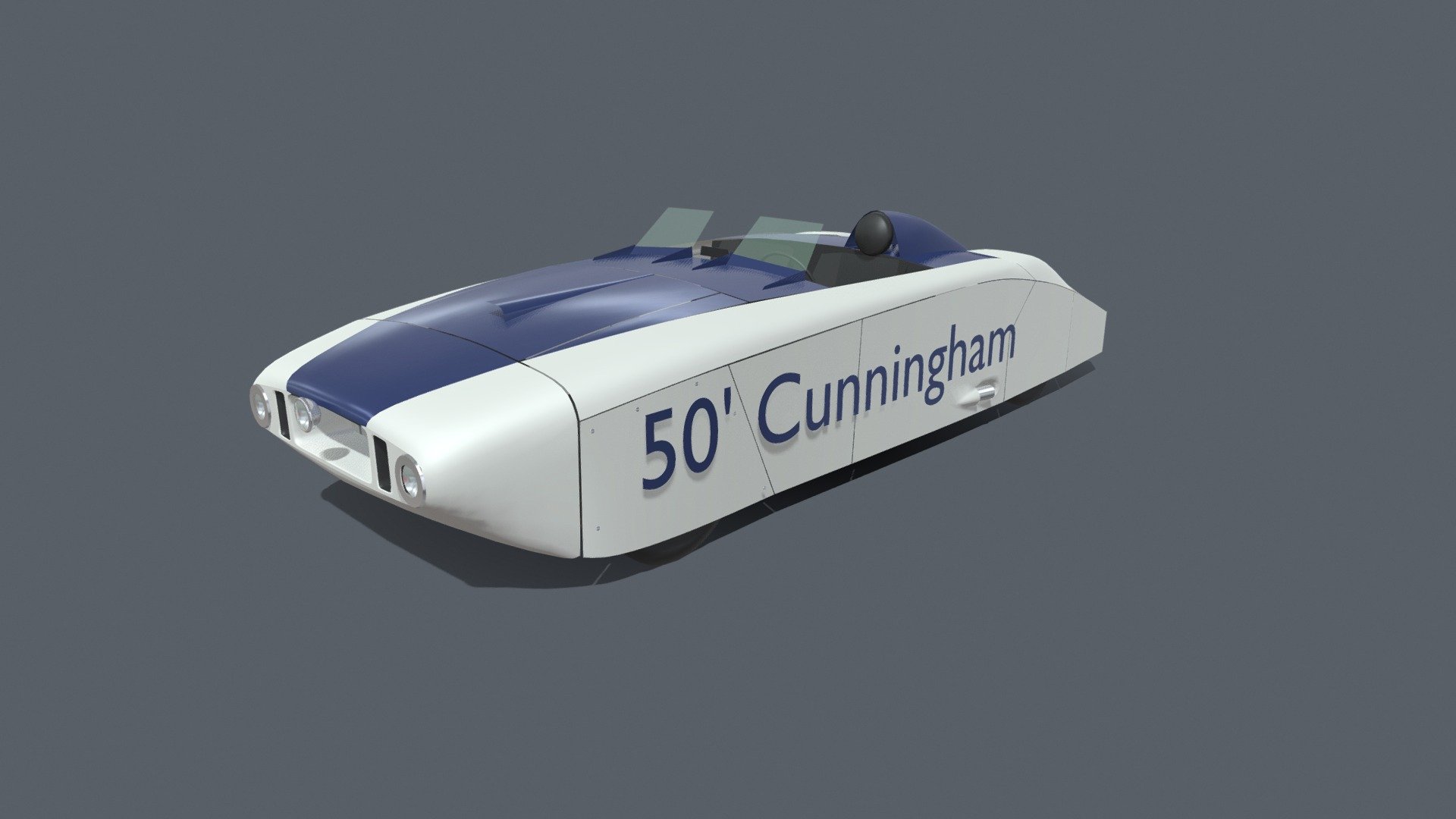 1950 Cunningham Le Mans - Download Free 3D model by Carrozze DÄULARI ...