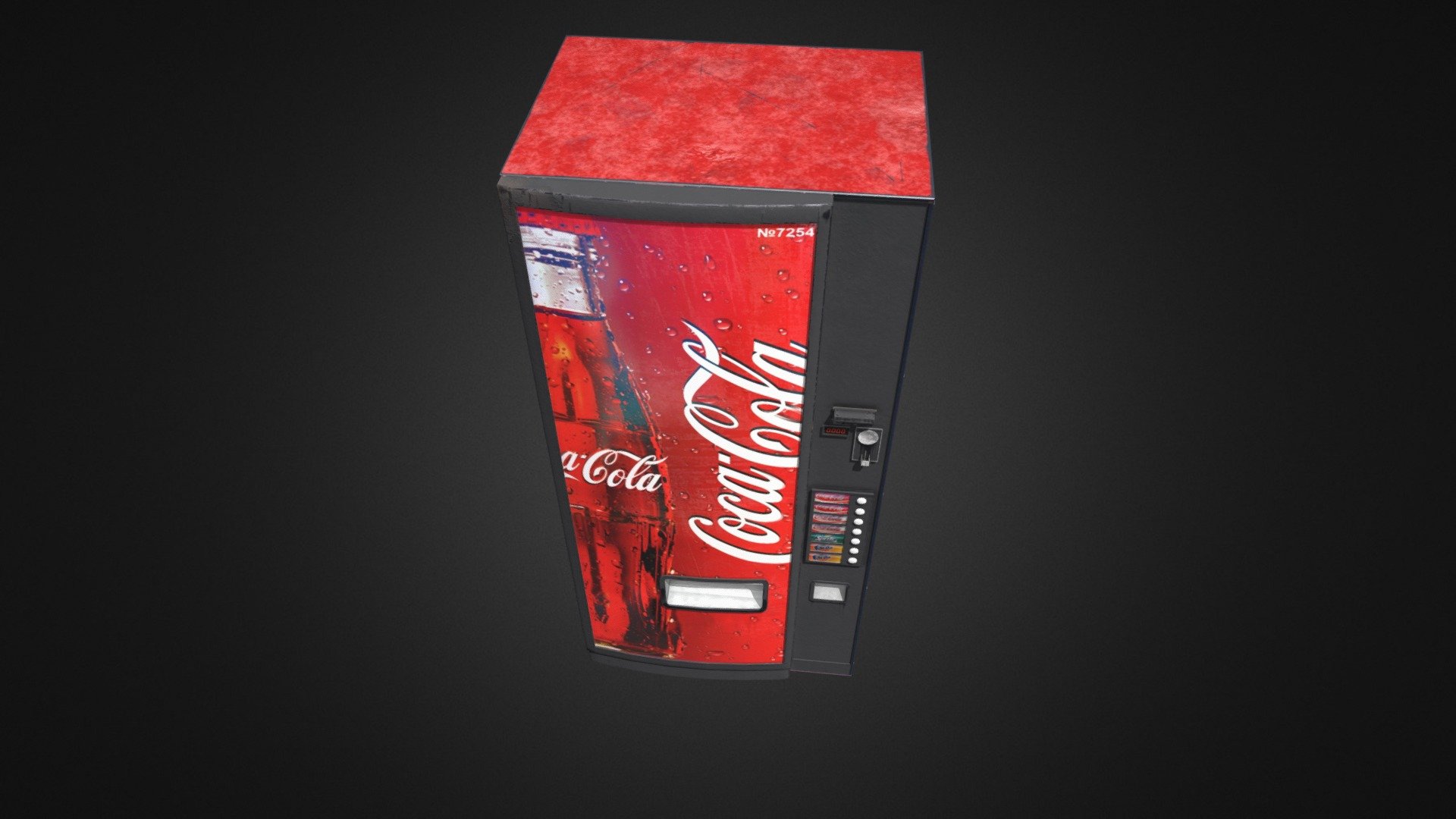 Coke Vending Machine - 3D model by limpieza [ffdea25] - Sketchfab