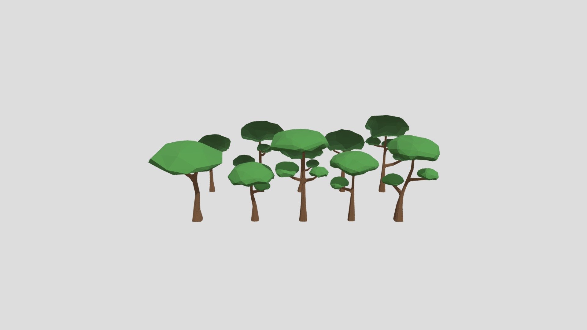 Low Poly Trees V.1 - With Textures - Download Free 3D model by CircuitZ ...