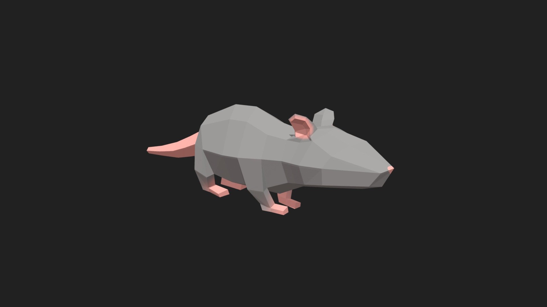 Low Poly Rat (NASA X-HAB Asset) - 3D model by prmanley317 [ffdfaf8 ...