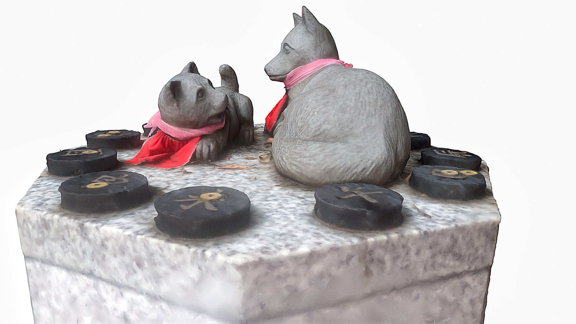 iwatsuki_hisaizujinja_dog - 3D model by takesan [ffe005f] - Sketchfab